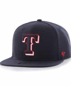 Texas Rangers Script Side Two Tone Captain Gray 47 Brand Adjustable Hat ...