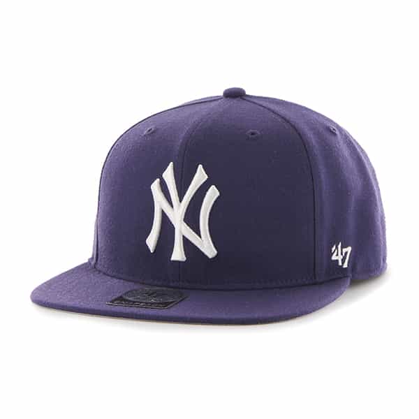 New York Yankees Sure Shot Purple 47 Brand Adjustable Hat - Detroit ...