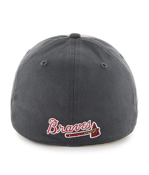 Atlanta Braves Umbra Closer Dark Charcoal 47 Brand Stretch Fit Hat ...