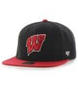 Wisconsin Badgers Sure Shot Two Tone Captain Black 47 Brand Adjustable ...
