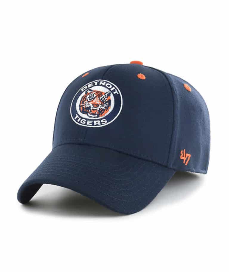 Detroit Tigers 47 Brand Contender Navy Stretch Fit Hat - Detroit Game Gear