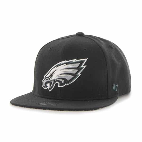 Philadelphia Eagles Fulton Captain Black 47 Brand Adjustable Hat ...