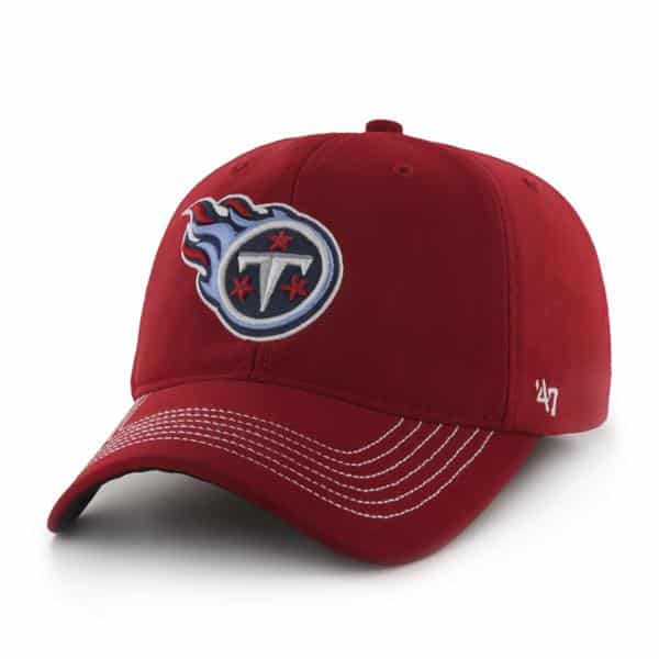 Tennessee Titans Game Time Closer Red 47 Brand Stretch Fit Hat ...