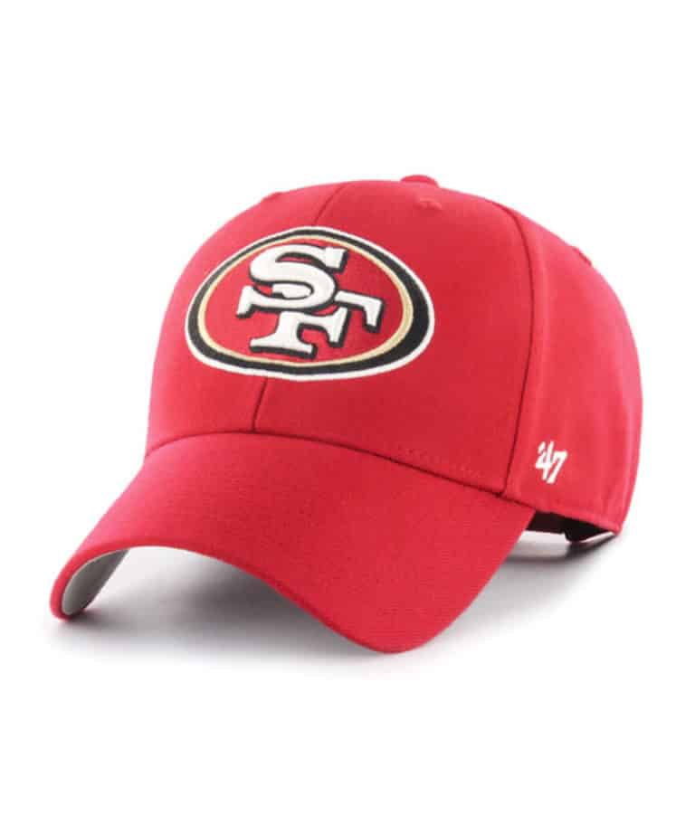 San Francisco 49ers 47 Brand Red MVP Adjustable Hat - Detroit Game Gear