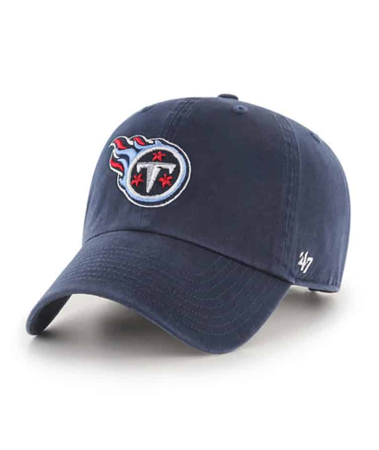 Tennessee Titans Clean Up Navy 47 Brand Adjustable Hat - Detroit Game Gear