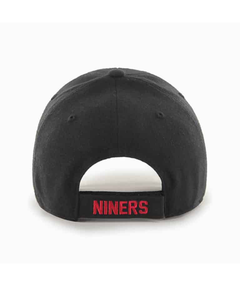 San Francisco 49ers 47 Brand Script Black MVP Adjustable Hat - Detroit ...