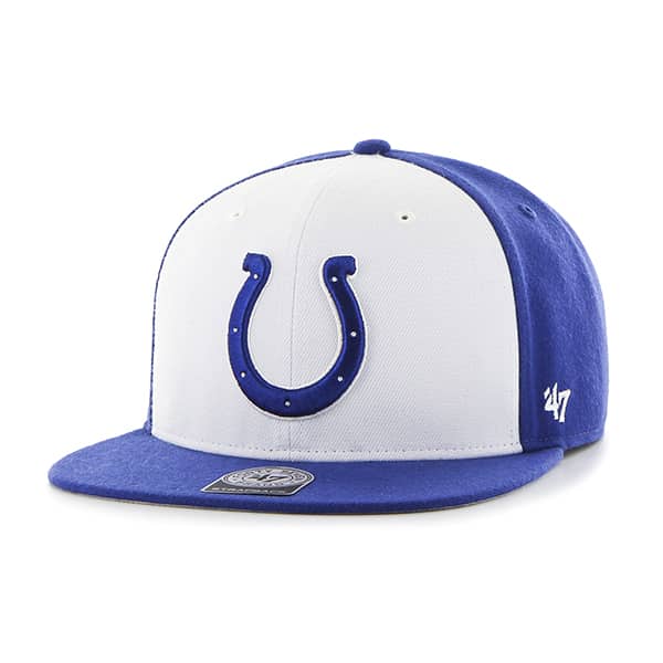 Indianapolis Colts Super Move Captain Royal 47 Brand Adjustable Hat ...