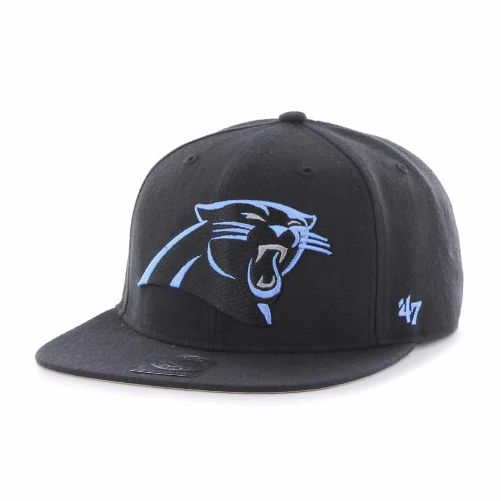 Carolina Panthers Super Shot Captain Black 47 Brand Adjustable Hat ...