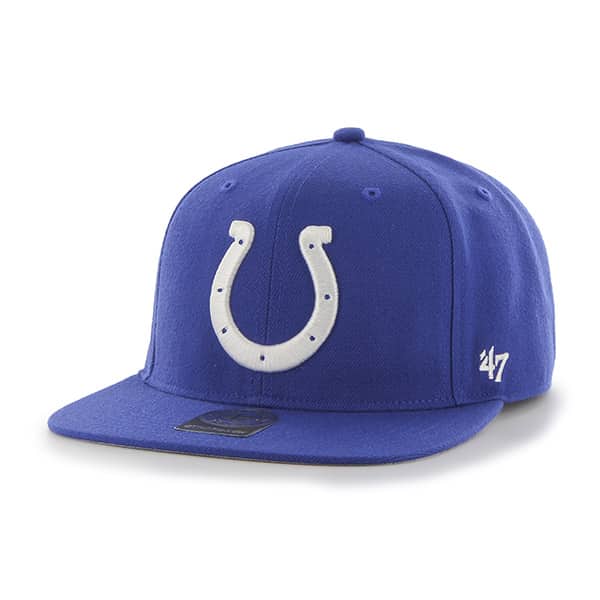Indianapolis Colts Super Shot Captain Royal 47 Brand Adjustable Hat ...