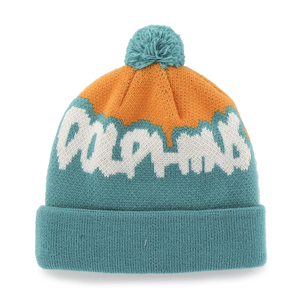 Miami Dolphins Underdog Cuff Knit Neptune 47 Brand KID Hat - Detroit ...