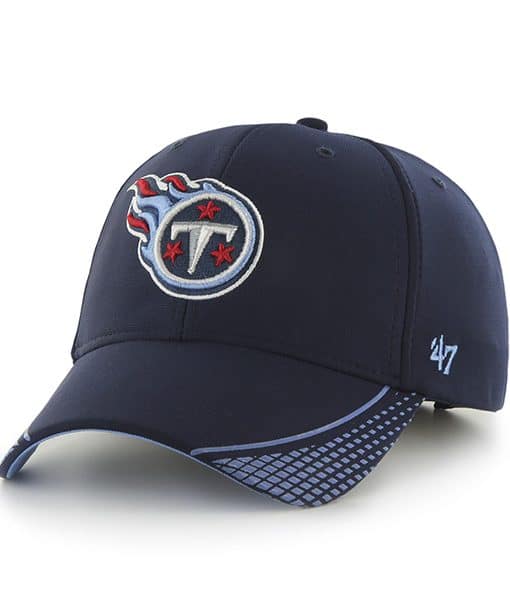 Tennessee Titans Warhawk MVP Light Navy 47 Brand Adjustable Hat ...