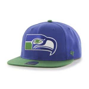 Seattle Seahawks Super Shot Two Tone Captain Royal 47 Brand Adjustable ...