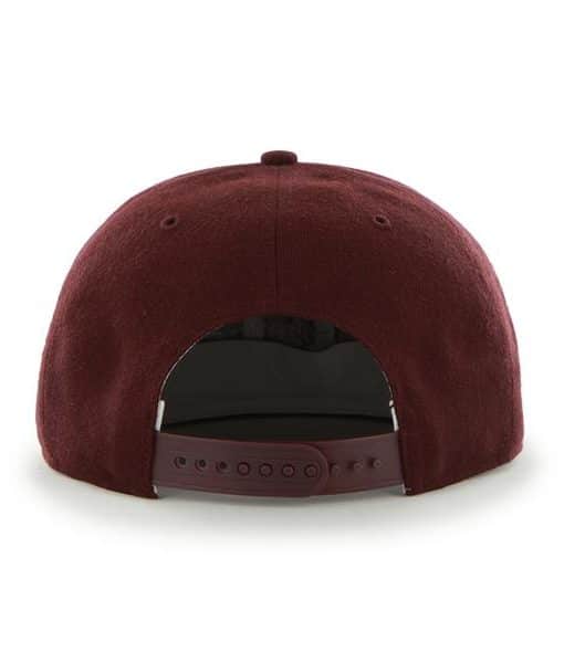 Montreal Maroons Sure Shot Dark Maroon 47 Brand Adjustable Hat ...