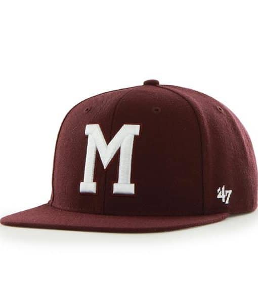 Montreal Maroons Sure Shot Dark Maroon 47 Brand Adjustable Hat ...