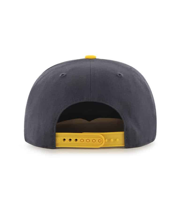 Indiana Pacers 47 Brand Navy Yellow No Shot Adjustable Snapback Hat ...