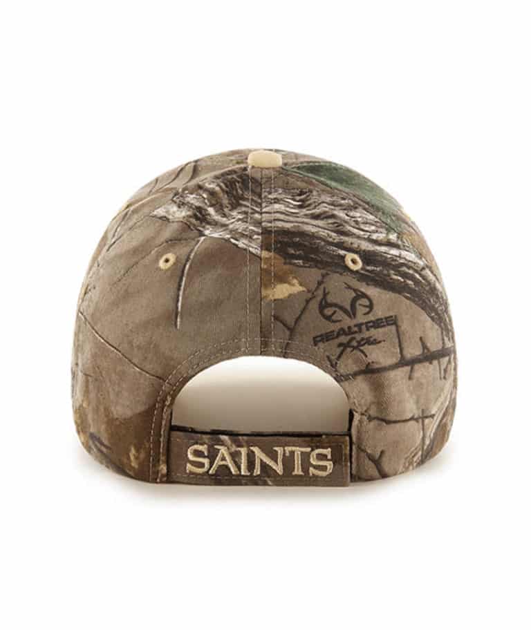 New Orleans Saints 47 Brand Realtree Camo Frost MVP Adjustable Hat ...
