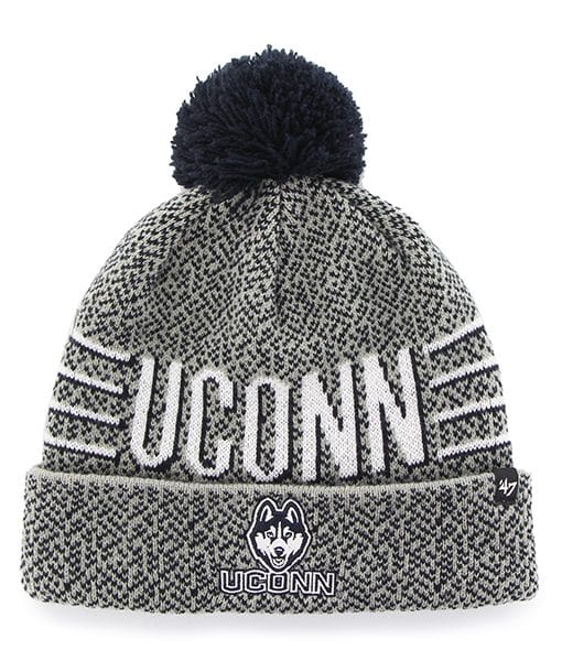 Connecticut Huskies Uconn Mezzo Cuff Knit Gray 47 Brand Hat - Detroit ...