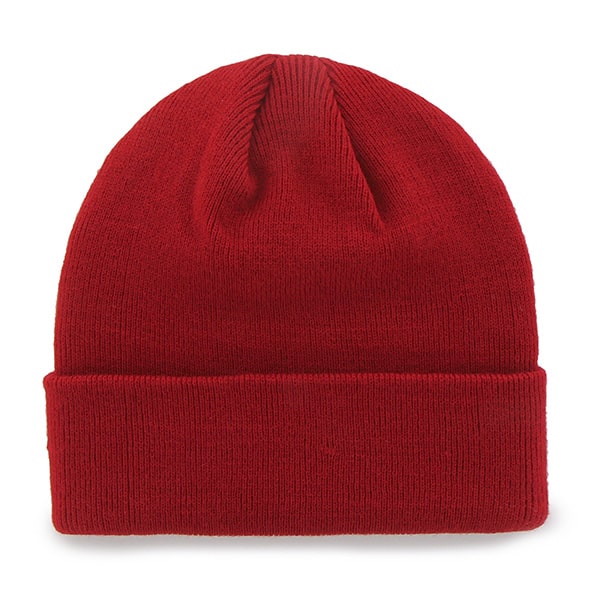 Wisconsin Badgers Raised Cuff Knit Red 47 Brand Hat - Detroit Game Gear