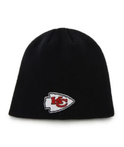 Kansas City Chiefs 47 Brand Black Beanie Knit Hat - Detroit Game Gear