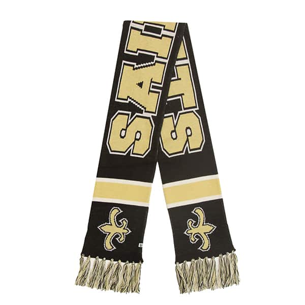 New Orleans Saints Breakaway Scarf Black 47 Brand - Detroit Game Gear