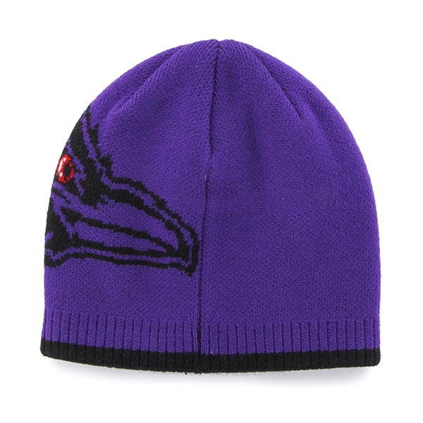 Baltimore Ravens Peaks Beanie Purple 47 Brand Hat - Detroit Game Gear