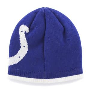 Indianapolis Colts Peaks Beanie Royal 47 Brand Hat - Detroit Game Gear
