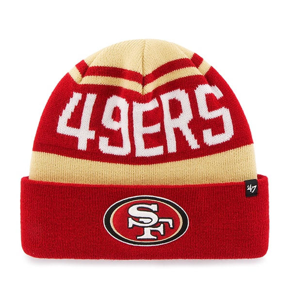 San Francisco 49Ers Rift Cuff Knit Light Gold 47 Brand Hat - Detroit ...