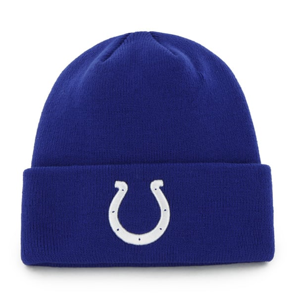Indianapolis Colts Raised Cuff Knit Royal 47 Brand Hat - Detroit Game Gear