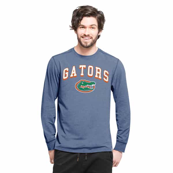Florida Gators Cadence Long Sleeve T-Shirt Mens Shift Blue 47 Brand ...