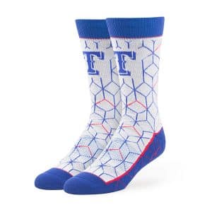 Texas Rangers Beehive Fuse Socks Gray 47 Brand - Detroit Game Gear