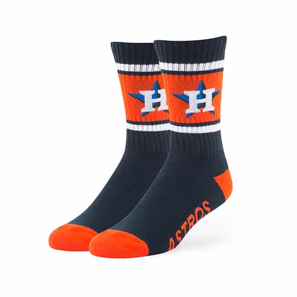 Houston Astros Duster Sport Socks Navy 47 Brand - Detroit Game Gear
