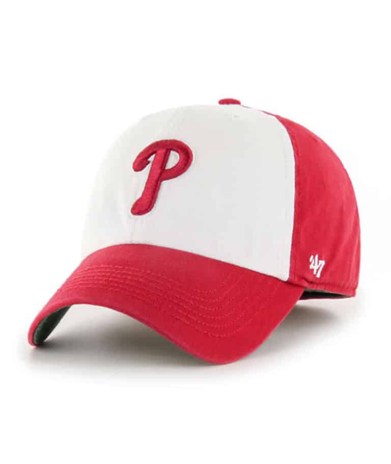 Philadelphia Phillies 47 Brand Red Freshman Franchise Fitted Hat - Detroit Game Gear