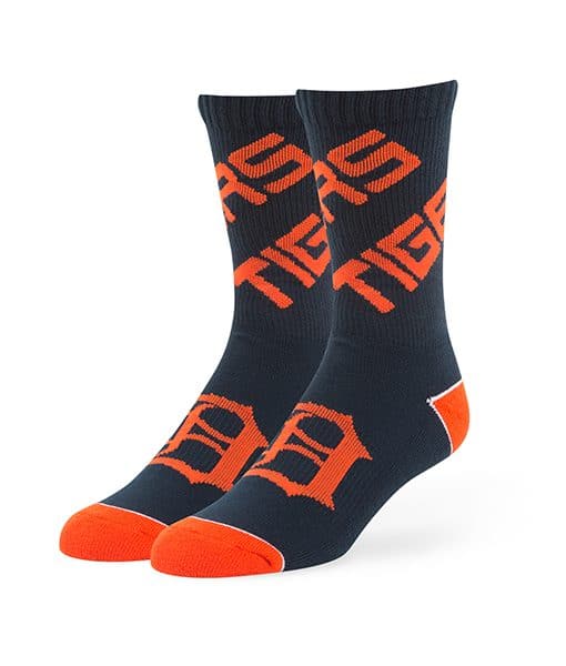 Detroit Tigers Helix Sport Socks Navy 47 Brand - Detroit Game Gear
