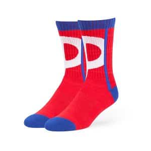 Philadelphia Phillies Hot Box Sport Socks Red 47 Brand - Detroit Game Gear