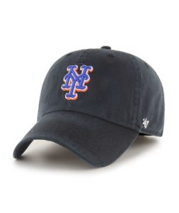 New York Mets 47 Brand Black Franchise Fitted Hat - Detroit Game Gear