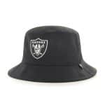 Oakland Raiders Backboard Bucket Hat Black 47 Brand - Detroit Game Gear