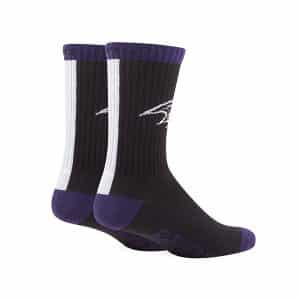 Baltimore Ravens 47 Brand Black Bolt Sport Socks - Detroit Game Gear