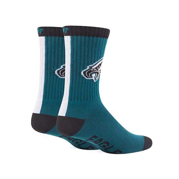 Philadelphia Eagles Bolt Sport Socks Pacific Green 47 Brand - Detroit ...