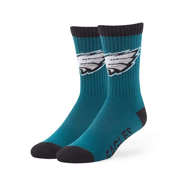 Philadelphia Eagles Bolt Sport Socks Pacific Green 47 Brand - Detroit ...
