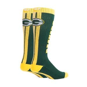 Green Bay Packers 47 Brand Dark Green Warner Sport Socks - Detroit Game ...