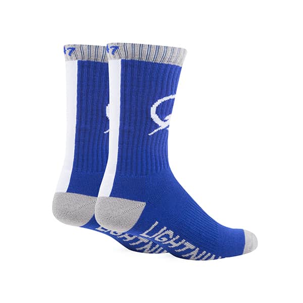 Tampa Bay Lightning Bolt Sport Socks Royal 47 Brand - Detroit Game Gear