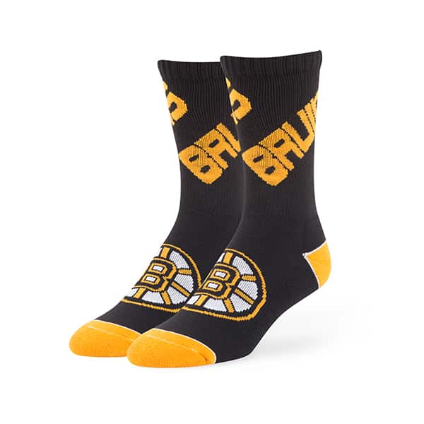 Boston Bruins Helix Sport Socks Black 47 Brand - Detroit Game Gear