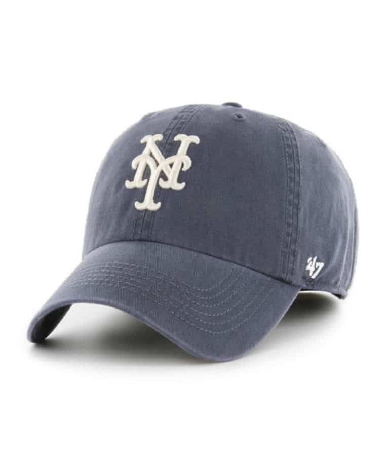 New York Mets 47 Brand Vintage Navy Franchise Fitted Hat - Detroit Game ...