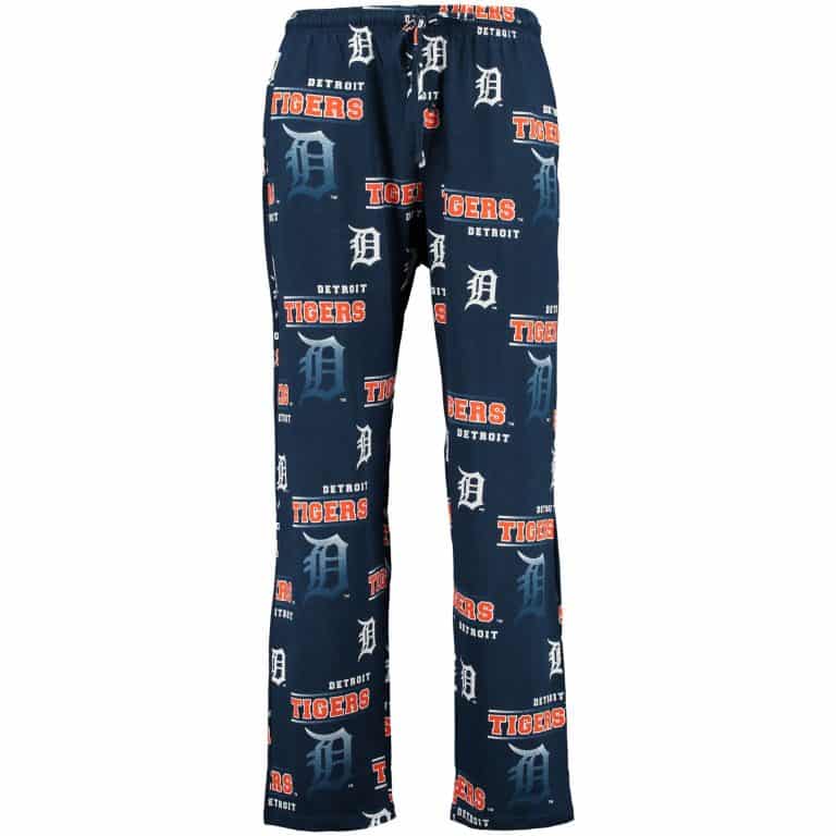 Detroit Tigers Mens Printed Knit Pajama Pants Detroit Game Gear