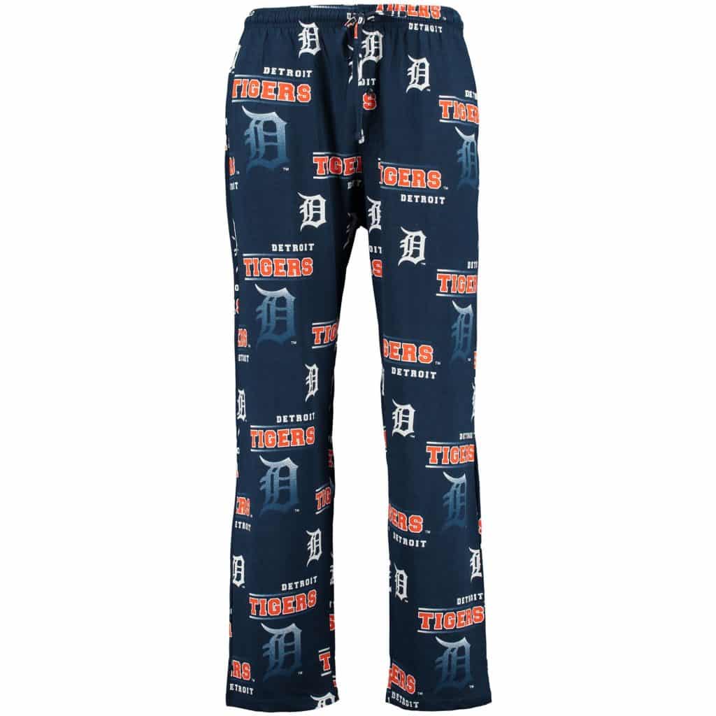 Detroit Tigers Mens Printed Knit Pajama Pants Detroit Game Gear