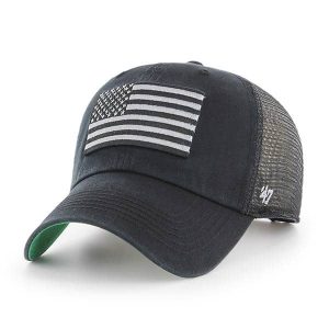 Operation Hat Trick Clean Up Trawler Black 47 Brand Adjustable USA Flag ...
