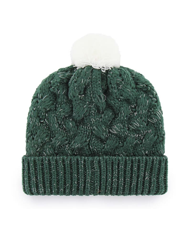 Michigan State Spartans Women's 47 Brand Logo Dark Green Fiona Cuff ...