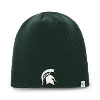 Michigan State Spartans 47 Brand Knit Dark Green Beanie Hat - Detroit ...