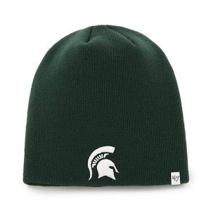 Michigan State Spartans 47 Brand Knit Dark Green Beanie Hat - Detroit ...