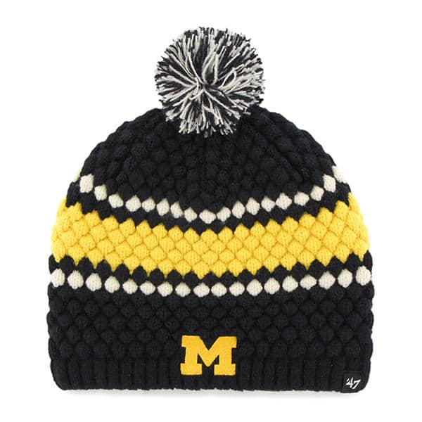 Michigan Wolverines Women's 47 Brand Leslie Knit Hat - Detroit Game Gear